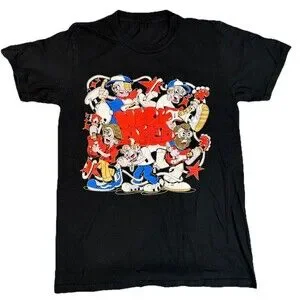 Gildan | Shirts | Neck Deep Shirt Mens Small Black Live In America 224 ...